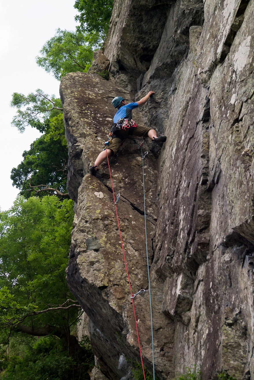 Rock climbing in Borrowdale | MasterPlan Mountaineering
