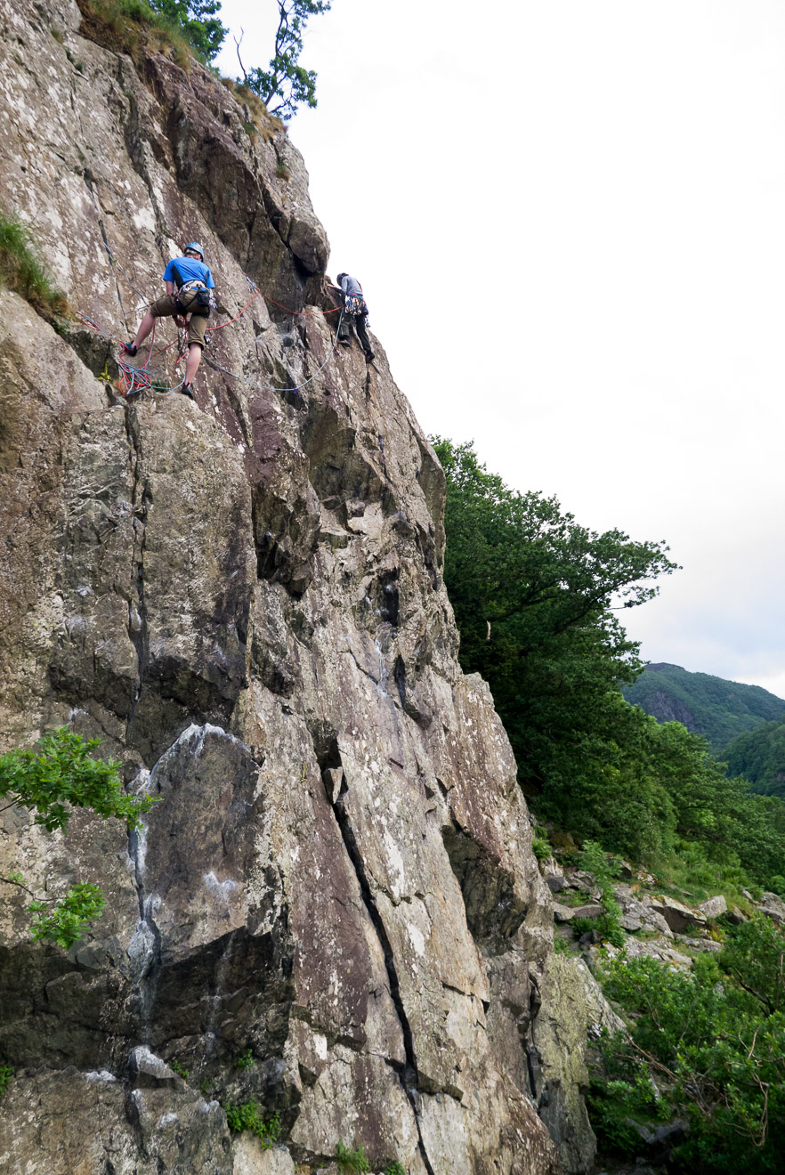 Rock climbing in Borrowdale | MasterPlan Mountaineering