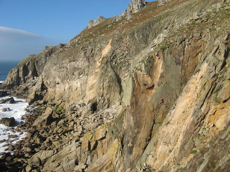 Rock Climbing on Lundy Island | MasterPlan Mountaineering